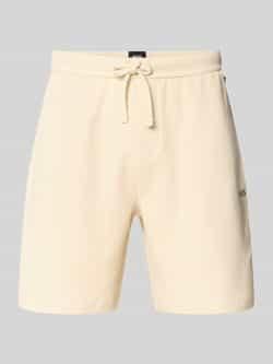 HUGO BOSS Regular Fit Sweatshorts aus Baumwoll-Mix