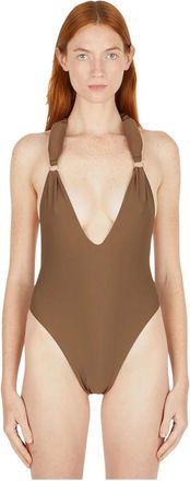Entire studios Entire Studios, Femme, Maillots de bain, Brun, Taille: 38 FR Maillot de bain dos nu