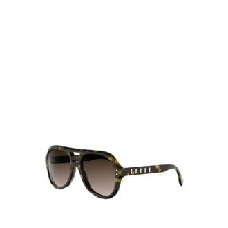 Fendi Flieger-Sonnenbrille - - Accessories - Damen - Braun - 56 MM