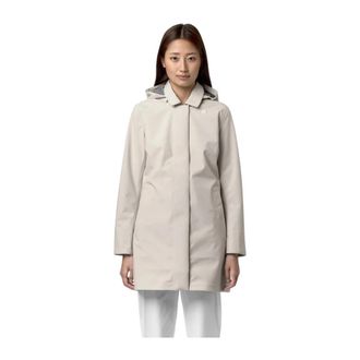 K-Way Mathy Bonded Jersey Jacke - - Jackets - Damen - Beige - XS