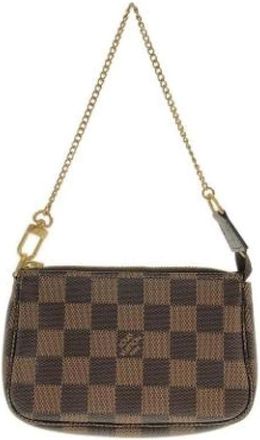 Louis Vuitton Pochette Pouch Pre-owned - Femme - Pre-owned - Brun - Taille: ONE Size