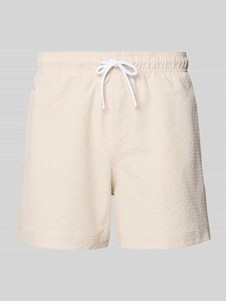 Jack & Jones Badehose aus Seersucker mit elastischem Bund Modell MAUI OCEAN