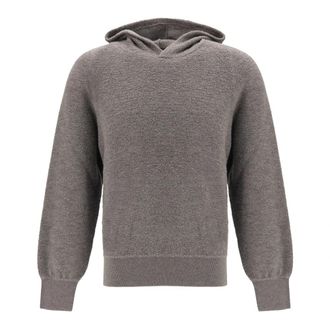 PIACENZA 1733 Kapuzenpullover aus Schurwolle - - Sweatshirts & Hoodies - Herren - Grau - L
