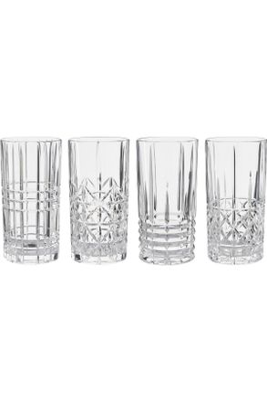 Nachtmann Gläserset Highland, Klar, Glas, 4-teilig, 445 ml, Made in Germany, Essen & Trinken, Gläser, Gläser-Sets