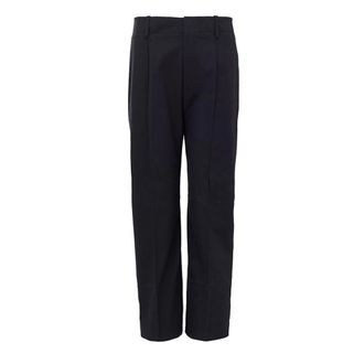 Bottega Veneta Baumwoll-Twill-Hose - - Trousers - Damen - Schwarzk - 2XS