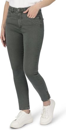 Stooker Rio Colour Damen 5-Pocket-Jeans Skinny Fit Denim/Jeans clean wash konisch lang