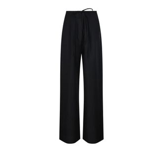 R&oacute;he Schwarze Kordelhose - - Trousers - Damen - Schwarzk - XL