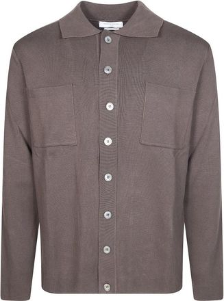 Daniele Fiesoli Homme, Pulls, Brun, Taille: M Giacca Camicia