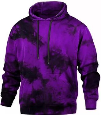 Generic Sweat &agrave; capuche pour homme - Sweat &agrave; capuche &agrave; manches longues - Printemps - Sport - D&eacute;contract&eacute; - Pull de transition d&eacute;contract&eacute; - T-shirt dext&eacute;rieur