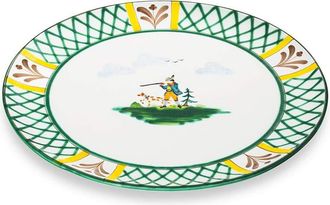 Gmundner Keramik Platzteller Cup Durchmesser : 32 cm Jagd Geschirr, handgemacht in Österreich