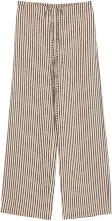 Alysi Femme, Pantalons, Beige, Taille: 40 FR Wide Pantalons