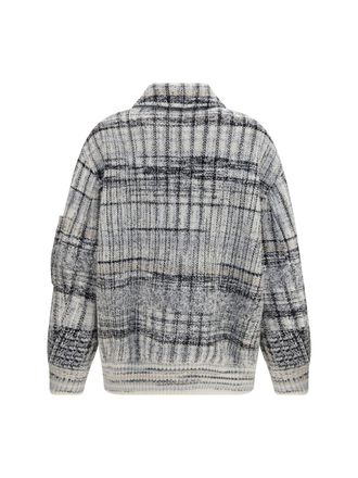 Missoni Womens Oversized Check Wool-Blend Bomber Jacket Light Tones-Wht Tones/wht