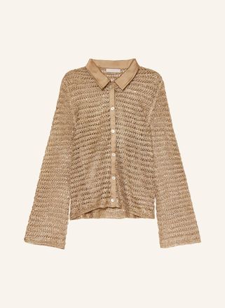 Guess Strickbluse Bella Mit Pailletten beige