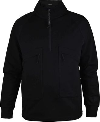 C.P. Company C.p. Company, Homme, Sweatshirts et sweats &agrave; capuche, Noir, Taille: XL Zip-throughs