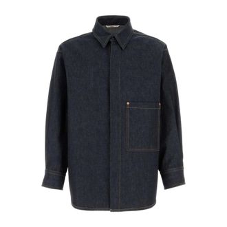 Valentino Garavani Camicia in denim - - Shirts - Herren - Blau - M