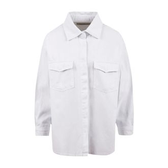 Hinnominate Denim Over Shirt - - Blouses & Shirts - Damen - Wei&szlig; - M