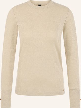 Marc Cain Longsleeve Mit Glitzergarn beige