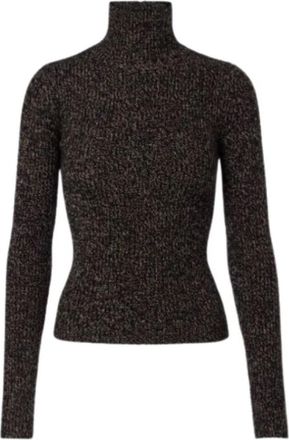 Max Mara Pull &agrave; col roul&eacute; Azulene1234 - Femme - Pulls - Brun - Taille: 40 FR