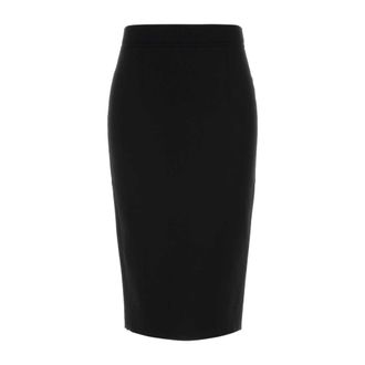 Tom Ford Femme, Jupes, Noir, Taille: 40 FR Jupe crayon ajust&eacute;e longueur genou