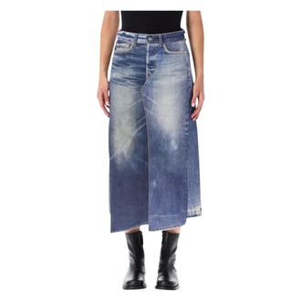 Our Legacy Femme, Jupes, Bleu, Taille: 38 FR Craft Skirt