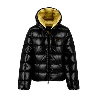 Duvetica Steppmantel mit Kapuze und Rei&szlig;verschluss - - Jackets - Damen - Schwarzk - XS