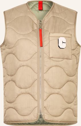 No.1 Como Steppweste Lyss Mit Pailletten beige