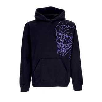Iuter Skull Leichter Kapuzenpullover Schwarz/Lila - - Sweatshirts & Hoodies - Herren - Schwarzk - S