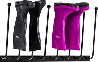 Generic An Der Wand Montierter Stiefelst&auml;nder Schuhaufbewahrung, An Der Wand Montiertes Metallregal for 4 Paar Gummistiefel Und Regenstiefel for Den Eingang U