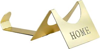 Generic Einzelner Weinflaschenhalter, Weinregal aus Metall, Kreatives Design, Robust und Langlebig, Freunde und Familie(Gold)