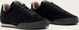 AllSaints Harri - Flache Sneaker in Schwarz