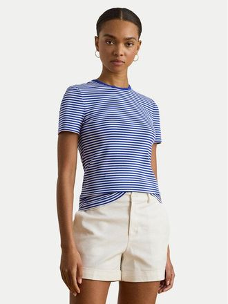 Lauren Ralph Lauren T-Shirt 200P03721004 Blau Slim Fit