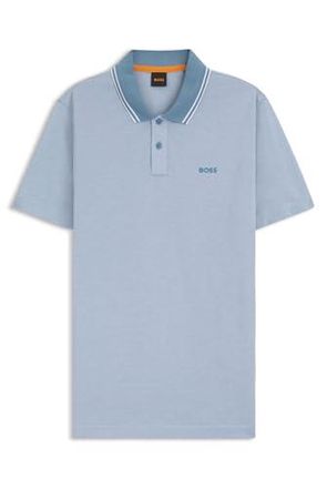 BOSS Hommes PeoxfordNew Polo en piqu&eacute; de Coton avec Logo imprim&eacute;