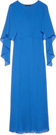 Fiorella Rubino Femme, Robes, Bleu, Taille: 48 FR Robe Dream en georgette pliss&eacute;e