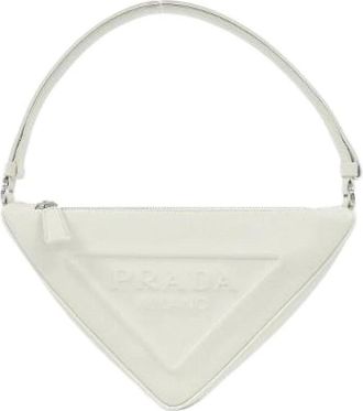 Prada Pre-owned Grace LUX Sac Bandouli&egrave;re - Femme - Pre-owned - Blanc - Taille: ONE Size