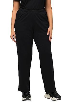Ulla Popken Jogginghose, Pantalon De Sport Jegging Femme, Noir (Schwarz 10), 56/58 FR (Taille fabricant: 54/56)