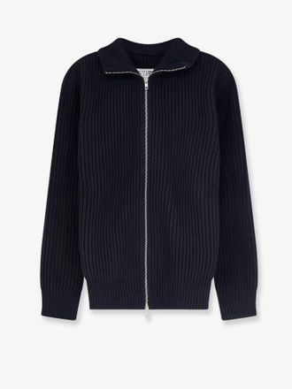 Maison Margiela Ribbed wool blend cardigan - MM6 MAISON MARGIELA - gender_Man