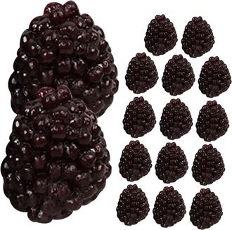 BESTONZON 16stücke Künstliche Himbeeren Frucht Modell Simulierte Obst Schmuck Dekoratives Obst Für DIY Obstdekor Und Fotorequisiten
