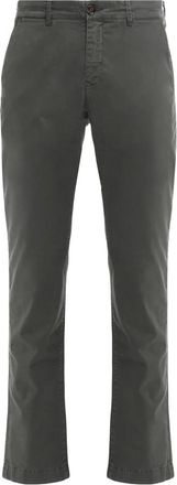 Moorer Homme, Pantalons, Vert, Taille: W33 Pantalon en m&eacute;lange de coton