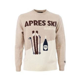 MC2 Saint Barth Heron Rundhals-Pullover - - Knitwear - Herren - Braun - XL