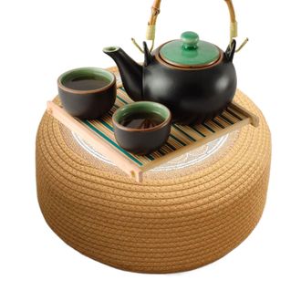 Generico Ottomane f&uuml;r den Au&szlig;enbereich, Ottomane und Hocker f&uuml;r den Au&szlig;enbereich, Bodenkissen f&uuml;r Terrasse, 3 Pool und Wohnzimmer