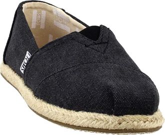 Toms Toms Alpargata Classic, Damen Espadrilles, Schwarz (Black Washed Canvas 001), 37 EU