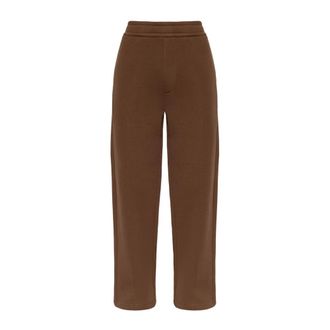 Ami Sweatpants mit weitem Bein - - Trousers - Damen - Braun - S