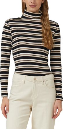 s.Oliver Longsleeve mit Rollkragen und Ringelmuster