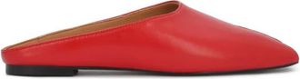 Kazar Femme, Chaussures, Rouge, Taille: 39 EU Mules Kazar rouges avec une ouverture sur le devant