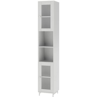 Vicco Armoire de salle de bain Malte, Blanc, 30x171.5cm, Vicco