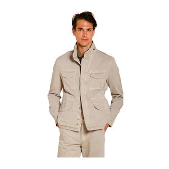 Mason's Homme, Vestes, Beige, Taille: 2XL M74 Delamere Jacket