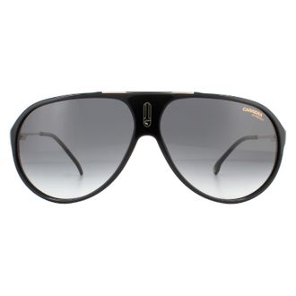 Carrera Aviator Mens Black Dark Grey Gradient Sonnenbrille