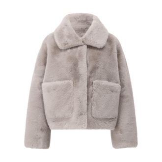 Studio AR Wendejacke Shara aus Faux Fur