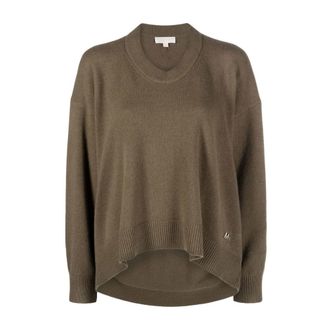 Michael Kors Oversize Strickpullover - - Knitwear - Damen - Gr&uuml;n - XS