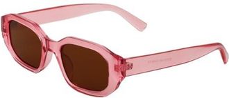 Generic Lunettes De Soleil R&eacute;tro Carr&eacute;es &Agrave; Petite Monture, UV400, Vacances, Plage, Sports, Hommes Et Femmes(Pink)